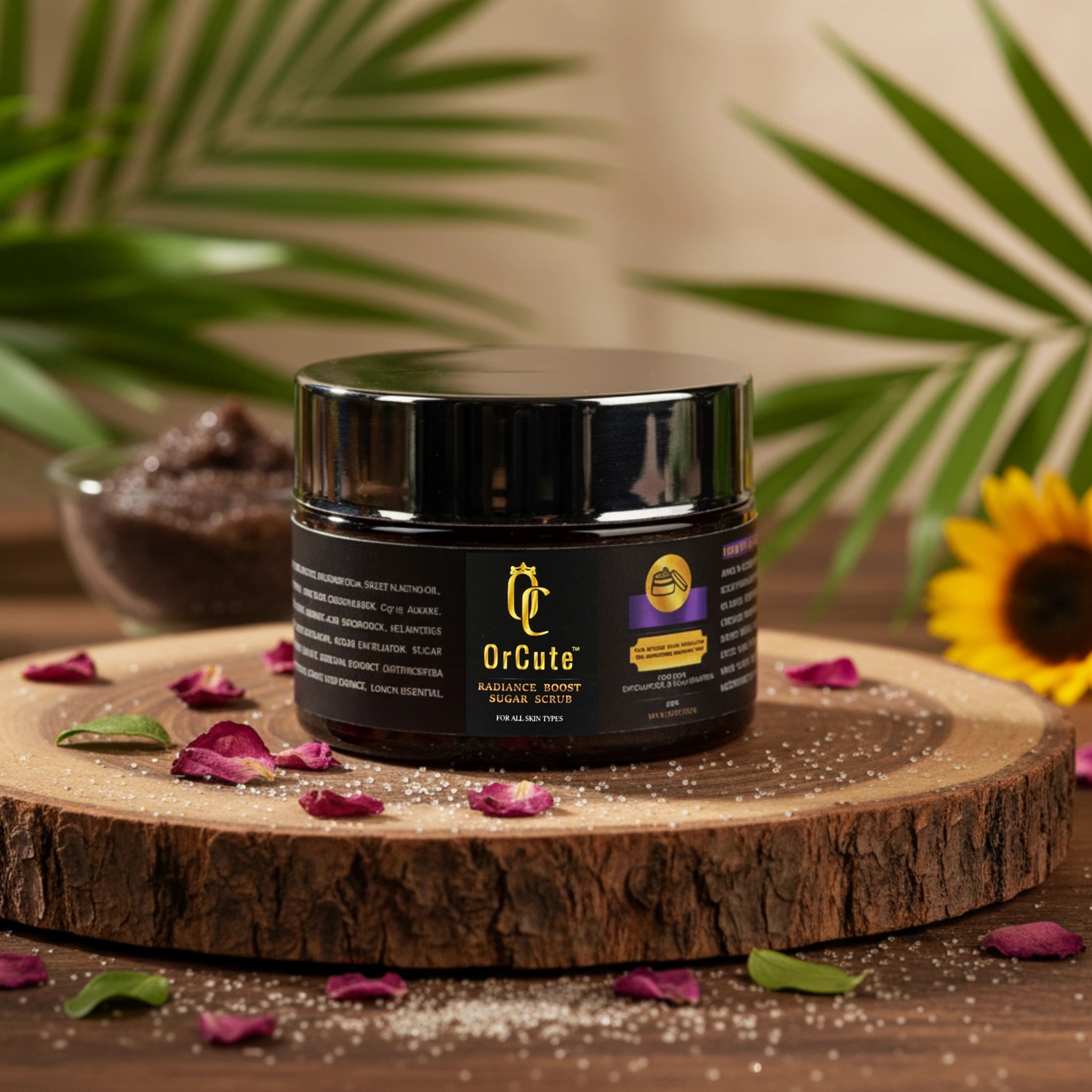 OrCute Radiance Boost Sugar Scrub for Smooth, Glowing Skin – ORCUTE